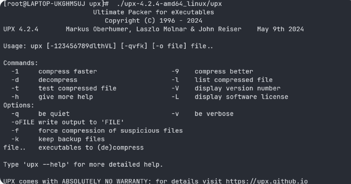 UPX ELF Linux 手动动态脱壳（含一魔改壳实例）